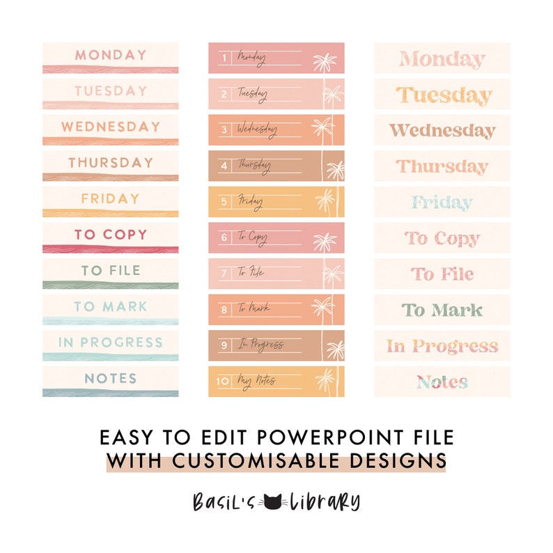 Teacher Trolley 10-drawer Trolley Labels Classroom Decor California ...