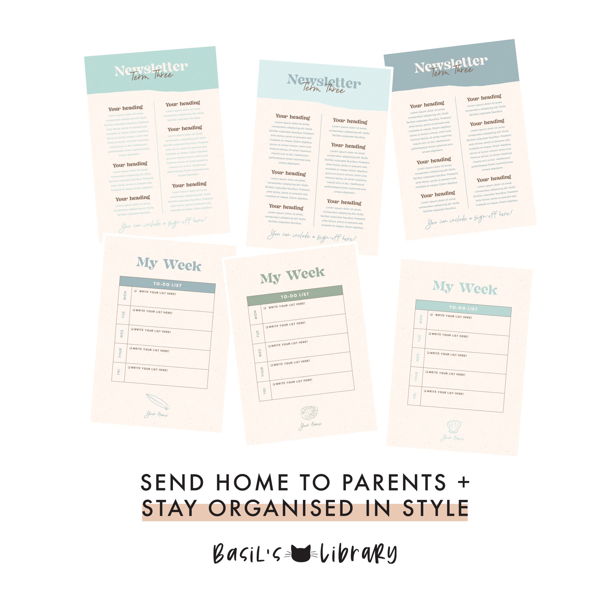 Meet the Teacher + Classroom Newsletters | Classroom Decor - California ...