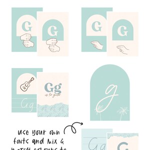 Alphabet Posters | Classroom Decor - California Dreamer - Etsy Australia