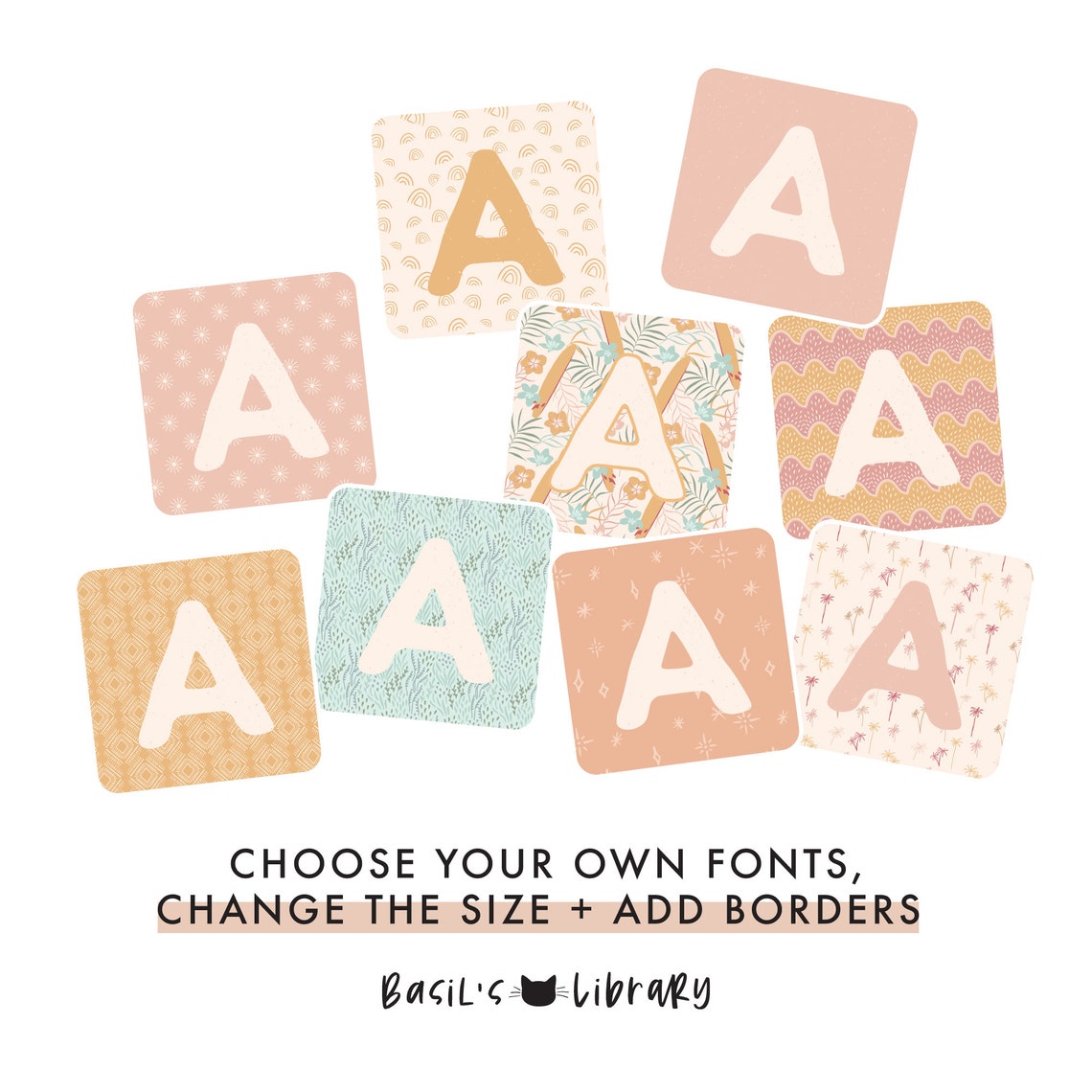 Bulletin Board Lettering | Classroom Decor - California Dreamer - Etsy ...