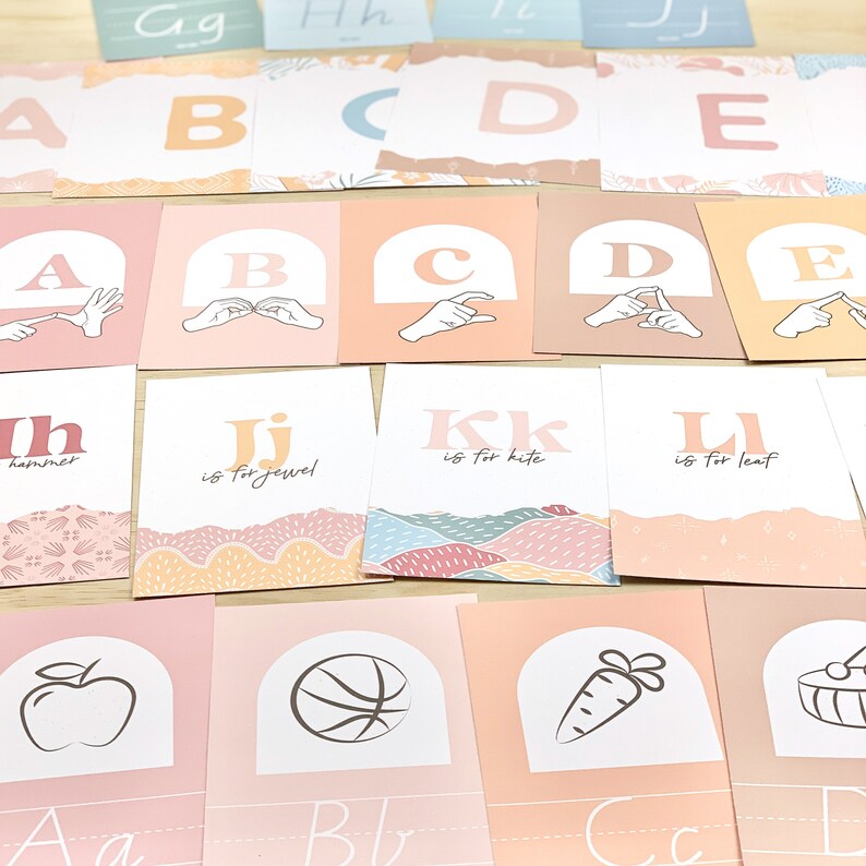 Alphabet Posters | Classroom Decor - California Dreamer - Etsy Australia