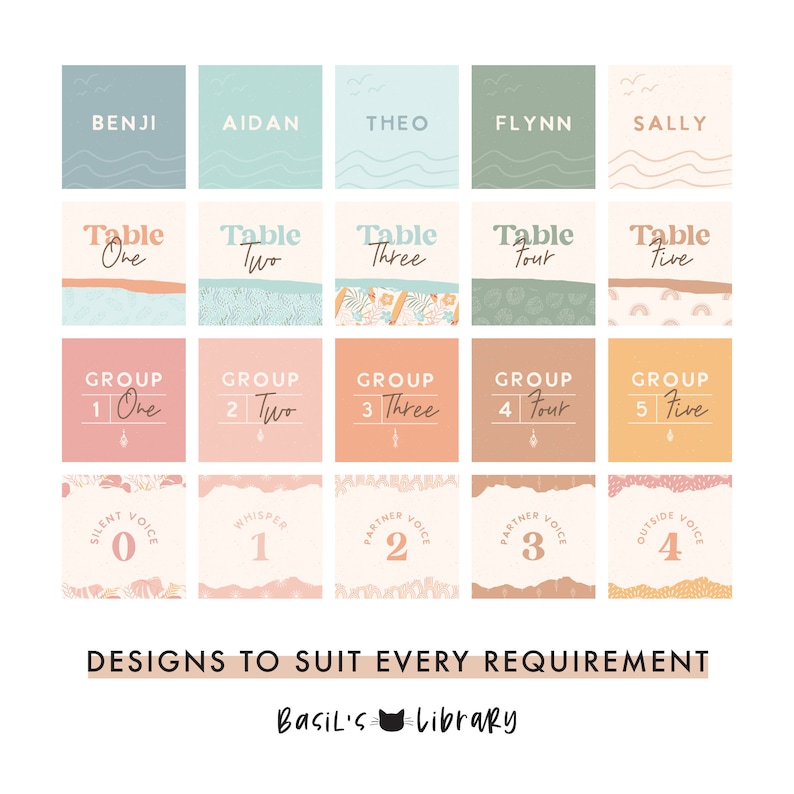 Classroom Labels Signs Classroom Decor California - Etsy