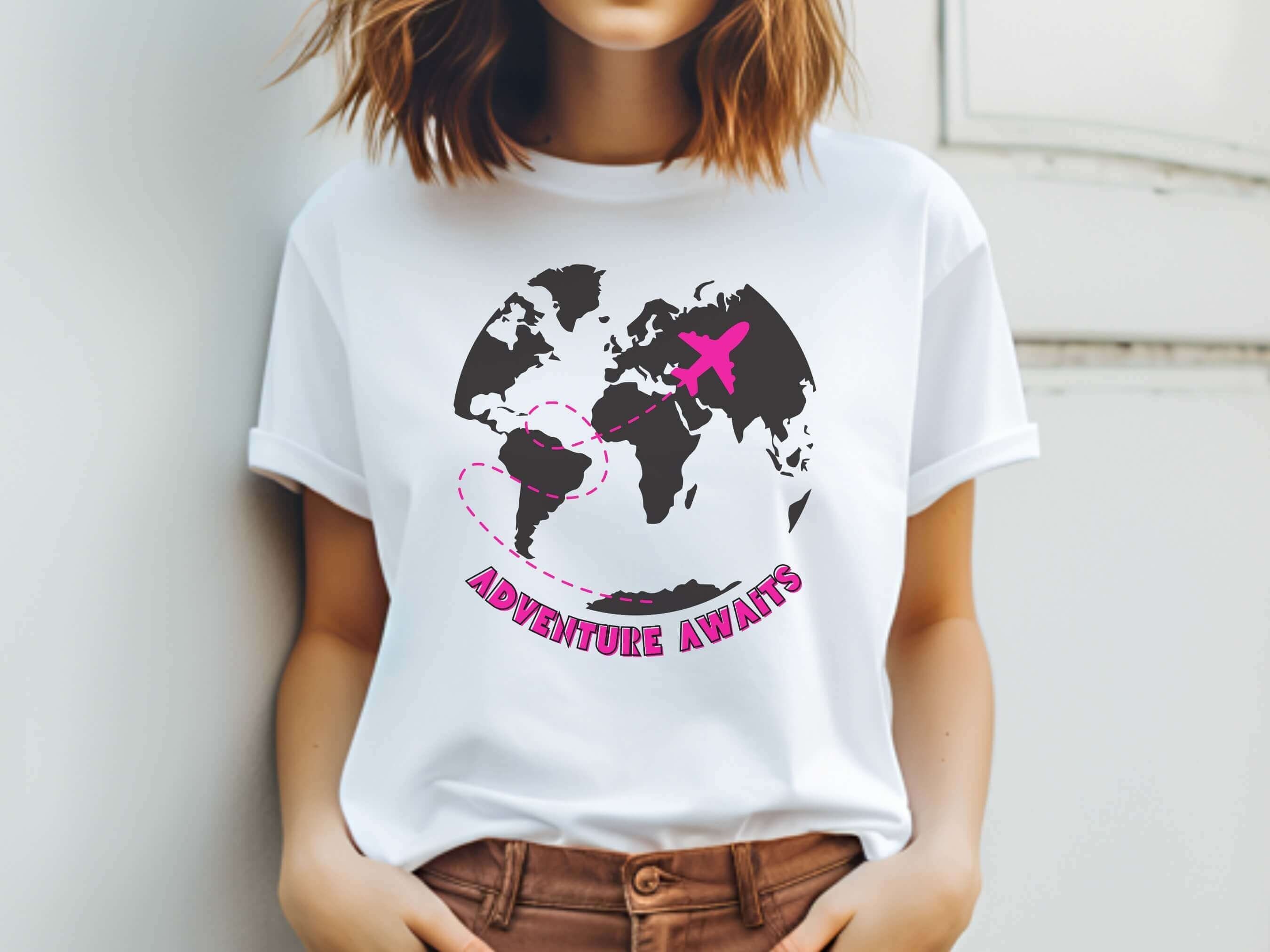 World Map Shirt, Airplane Mode Shirt, Exchange Student, Adventure ...