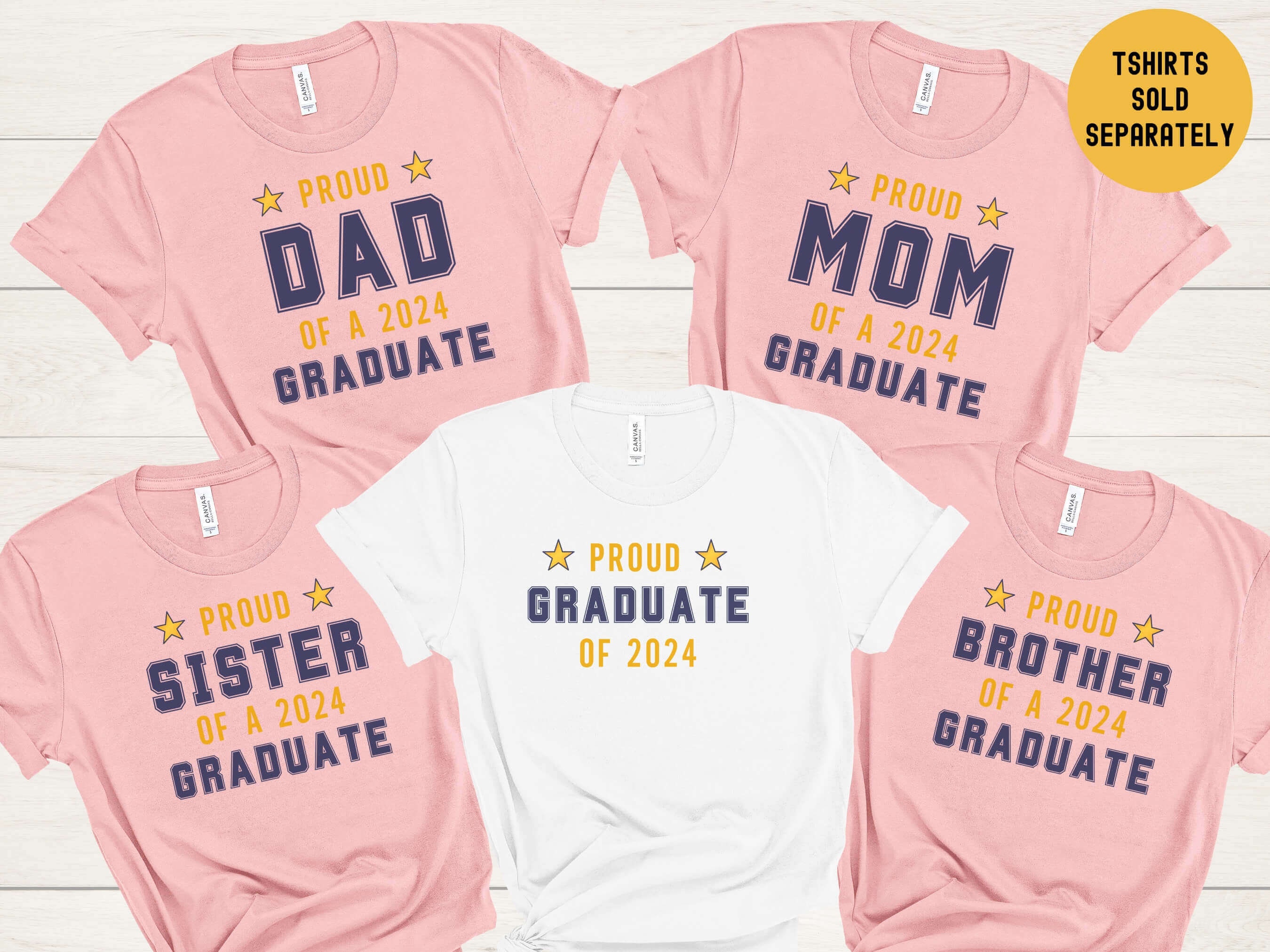 Proud Family of Graduate 2024, 2k24 Graduation Shirt, Family Matching ...