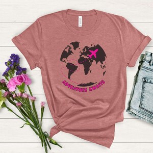 World Map Shirt, Airplane Mode Shirt, Exchange Student, Adventure ...