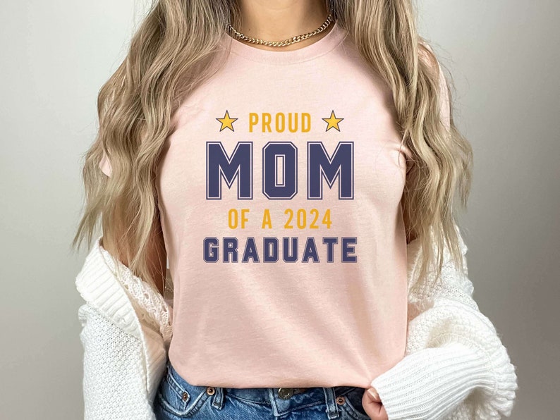 Graduate New Family Matching, Graduation 2024 Proud Mom Dad, Class of 2024 Family Graduation ...
