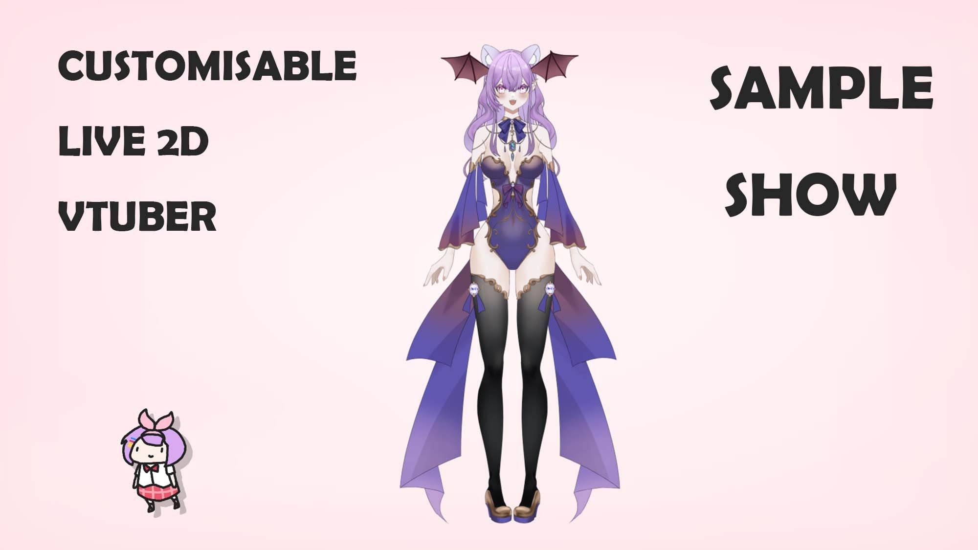 Custom LIVE2D Vtuber Model Vtuber Commission Commercial Use Live2d ...