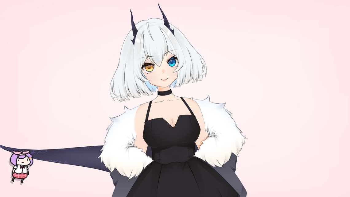 Customizable Vtuber Girl Vtuber Model Fully Body/fully - Etsy Australia