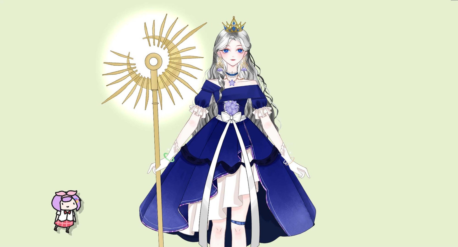 Customized Vtuber Girl Vtuber Model Full Body/fully Rigged Live2d ...