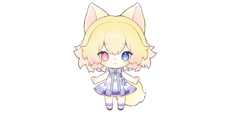 Customizable Vtuber Girl Vtuber Model Fully Body/fully - Etsy