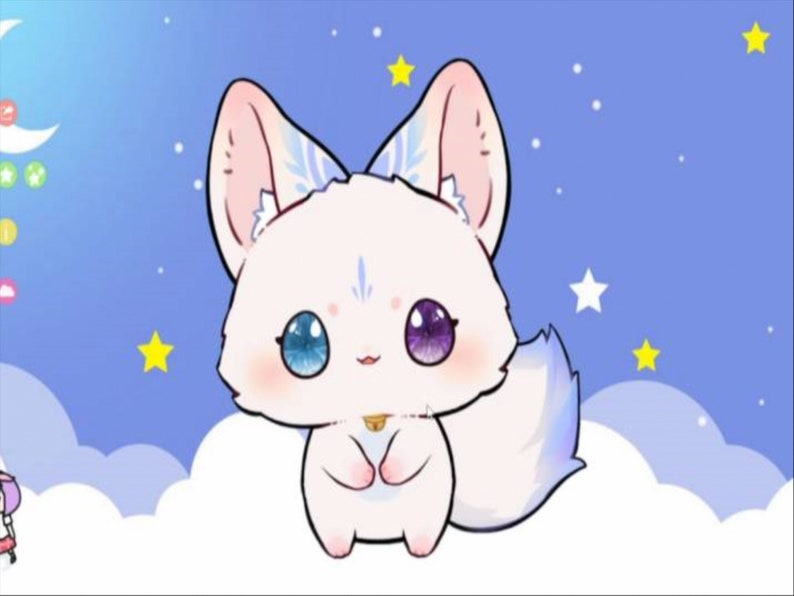 Cute Fox Vtuber Model - Fully Rigged Live2d Avatar - Etsy