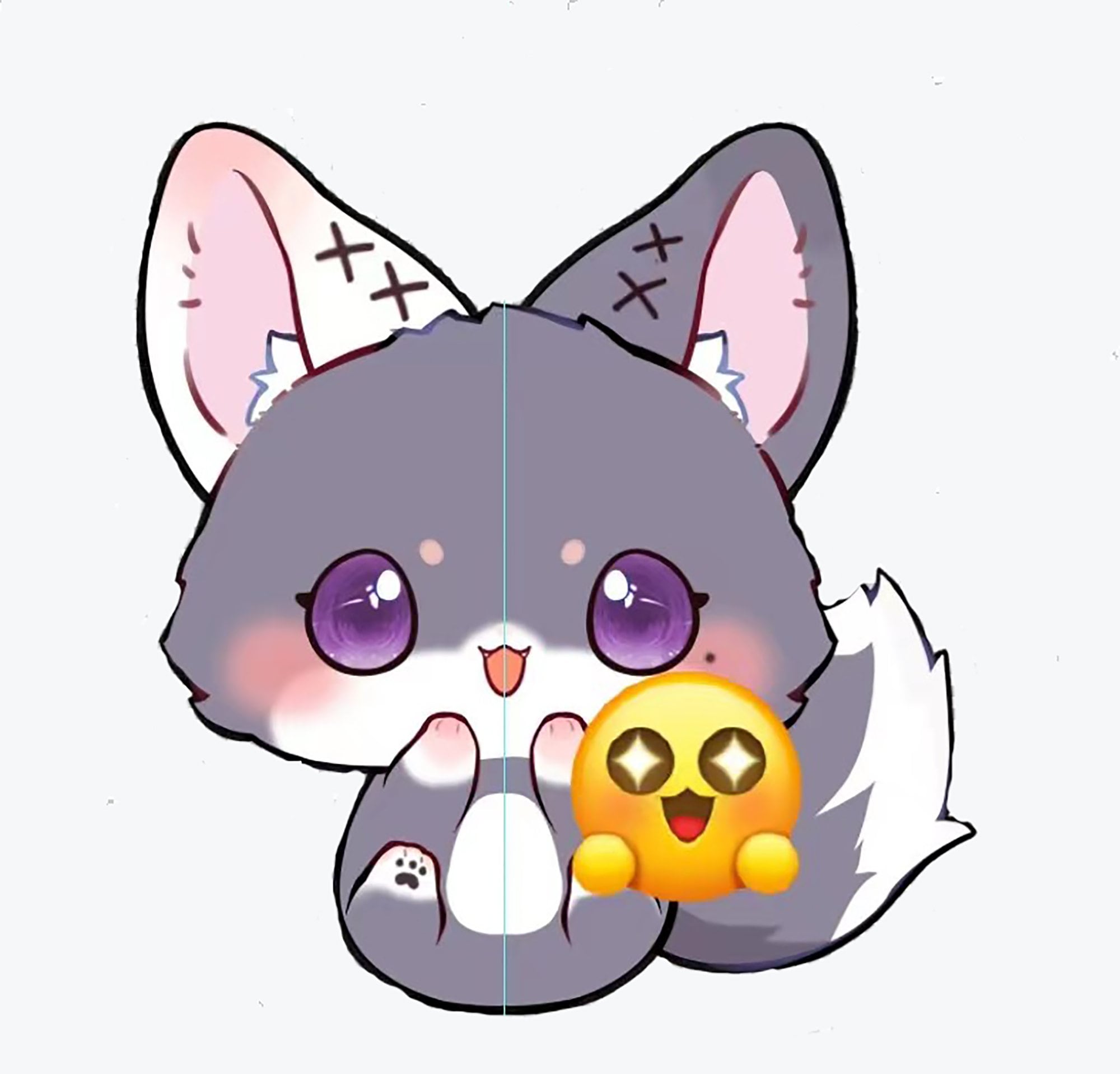 Customizable Vtuber Fox Vtuber Model Fully Body/fully - Etsy UK