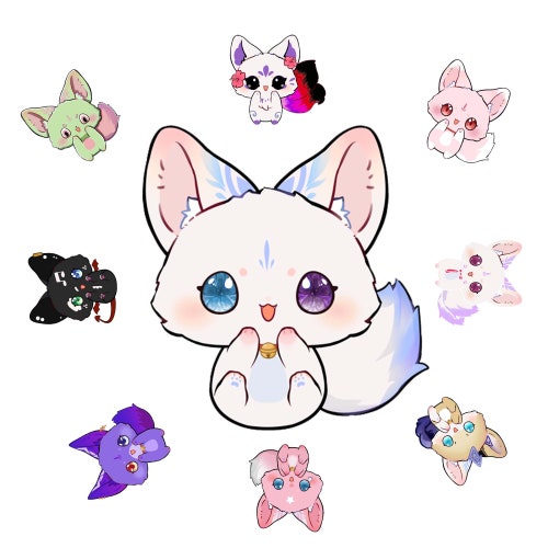 Customizable Vtuber Mascot Model Full Body/fully Rigged - Etsy