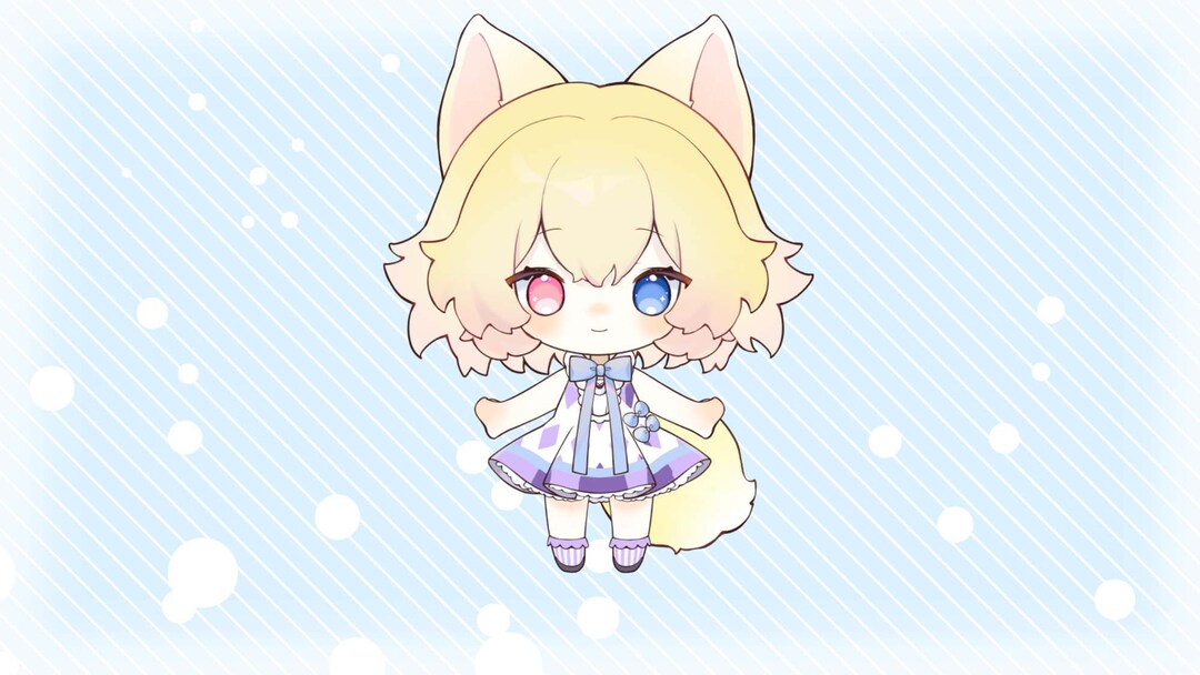 Customized Vtuber - Girl Vtuber Model - Fully Body/fully Rigged Live2d ...