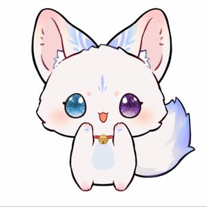 Customized Vtuber - Fox Vtuber Model - Fully Body/fully Rigged Live2d ...