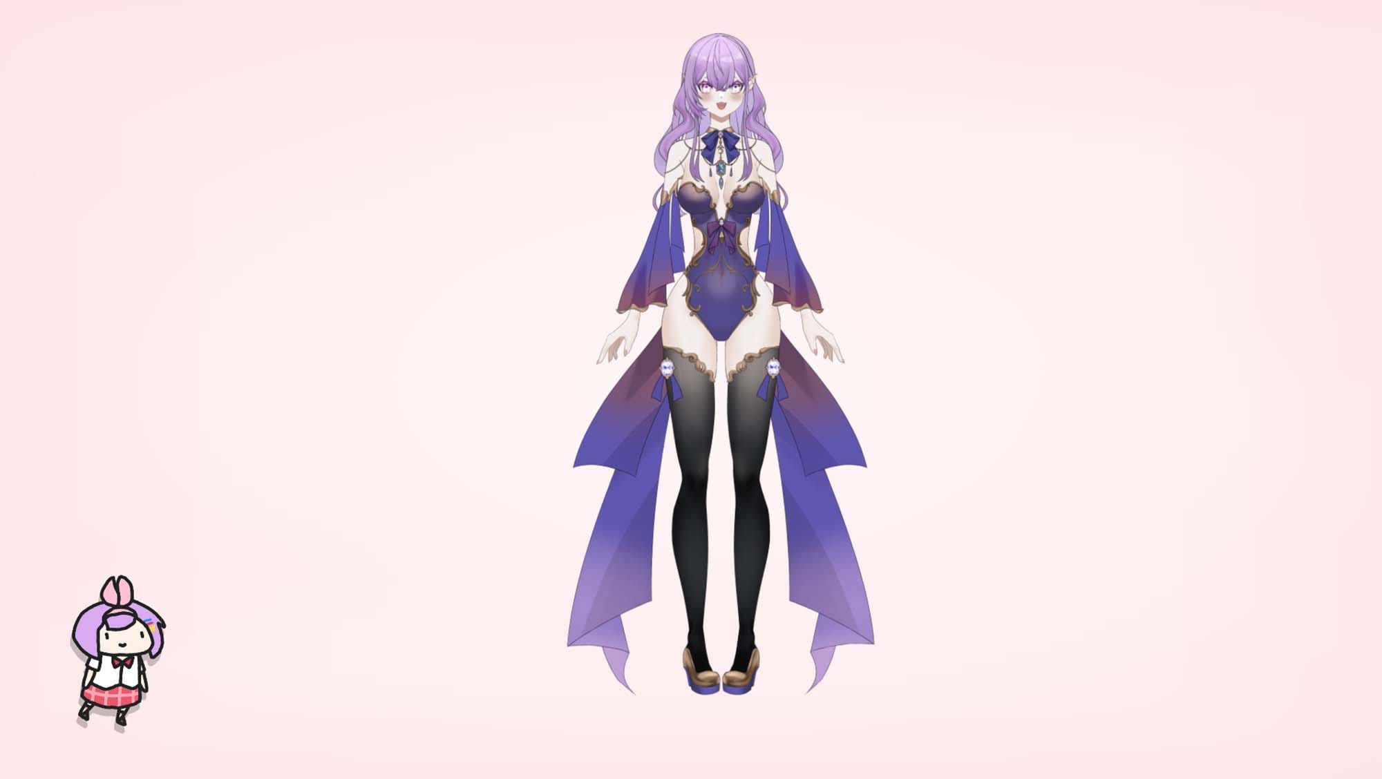 Custom LIVE2D Vtuber Model: Design & Rigging Commission Full Body - Etsy