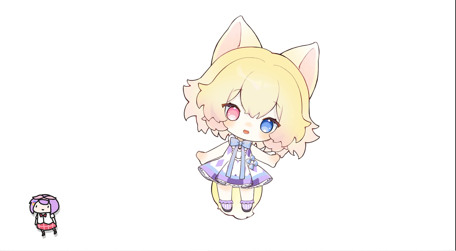 Customizable Vtuber Girl Vtuber Model Fully Body/fully - Etsy