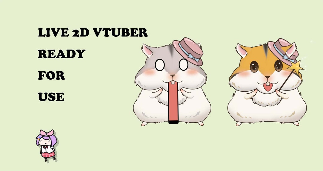 Customized Vtuber - Hamsters Vtuber Model - Fully Body/fully Rigged Live2d Avatar Finished - Etsy