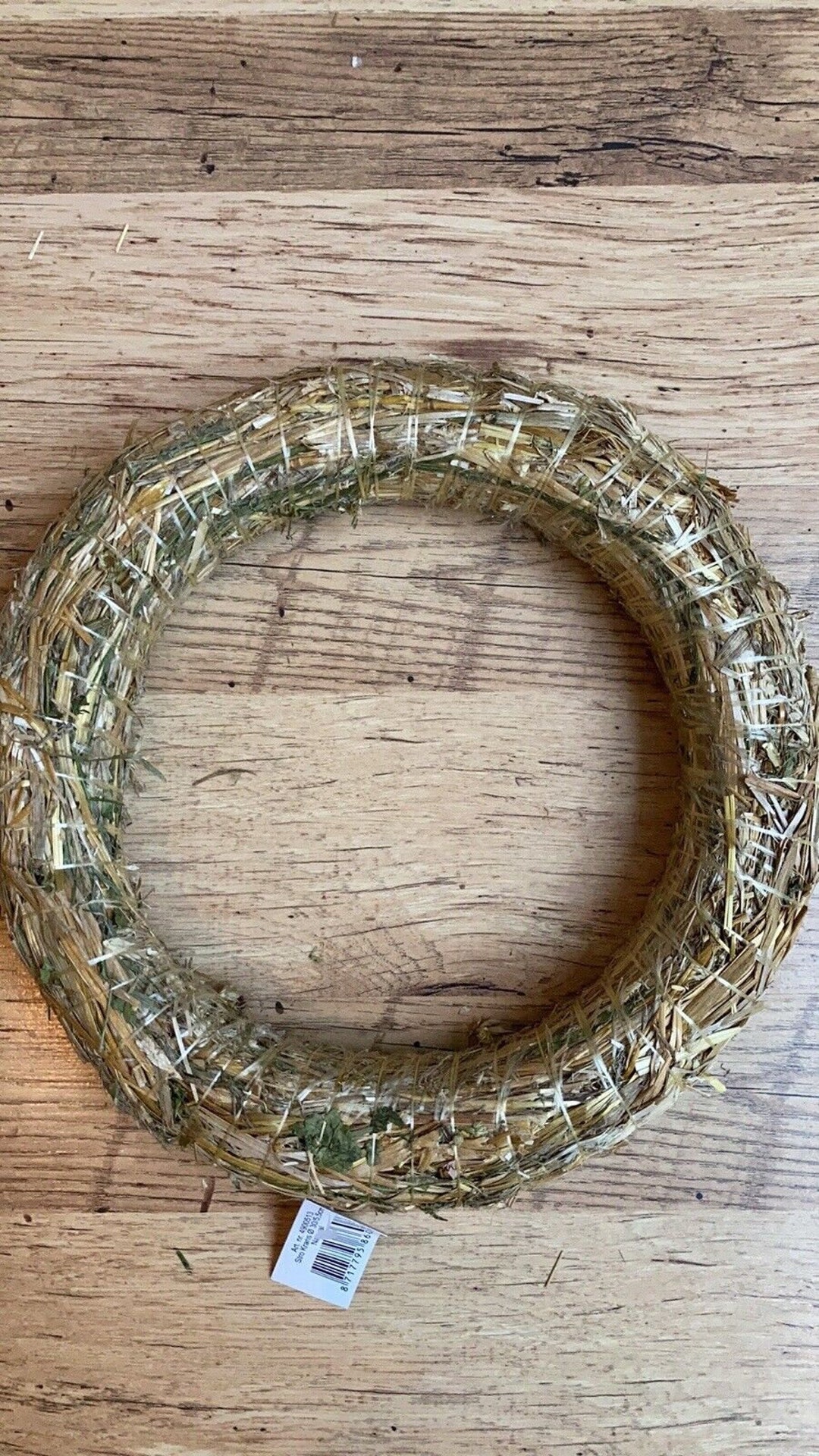 30cm Straw Wreath Ring Ready for Christmas Wreath Making, Crafting ...