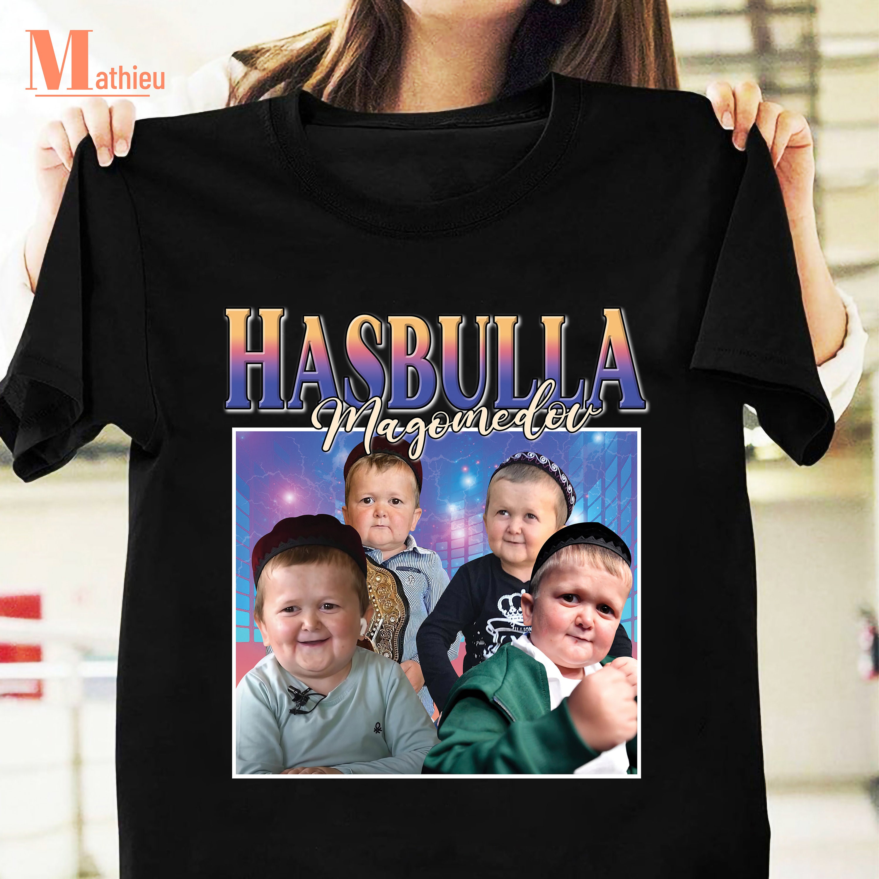 Hasbulla Magomedov Homage Vintage T-Shirt, Tiktok Star Shirt, Baby ...