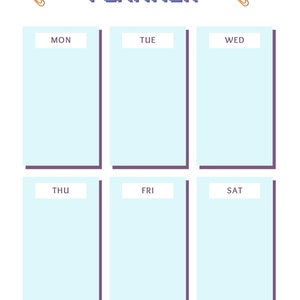 GCSE Planner Printable - Etsy