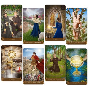 Mystical Tarot of the Saints Tarot Deck, Saints Inspired Tarot Cards ...