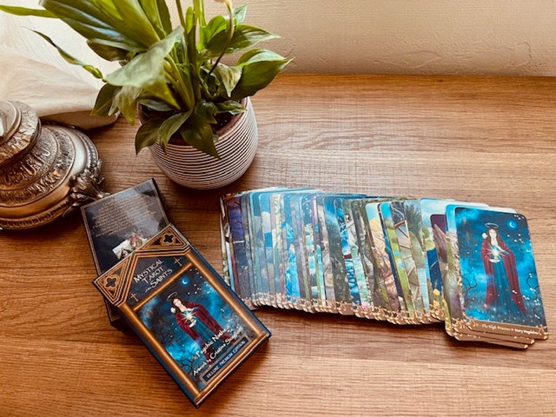 Box Set Limited Edition of the Mystical Tarot of the Saints. Premium ...