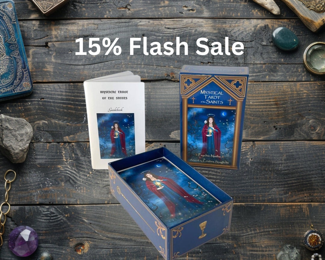 Mystical Tarot of the Saints Tarot Deck, Saints Inspired Tarot Cards ...