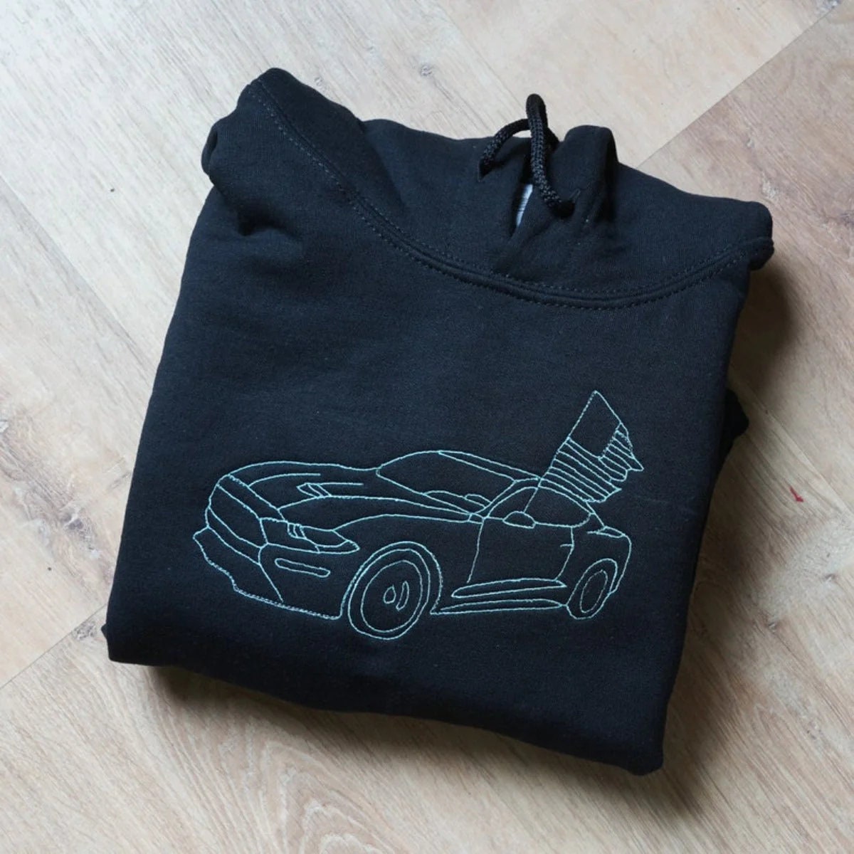 Custom Car Embroidered Sweatshirt Personalized Embroidered Car From ...