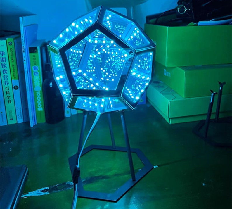Tesseract Cube Light Infinty Dodecaedron Lights Infinity LED - Etsy