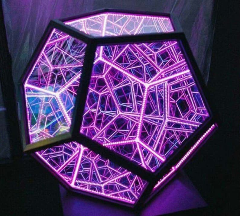 Tesseract Cube Light Infinty Dodecaedron Lights Infinity LED - Etsy