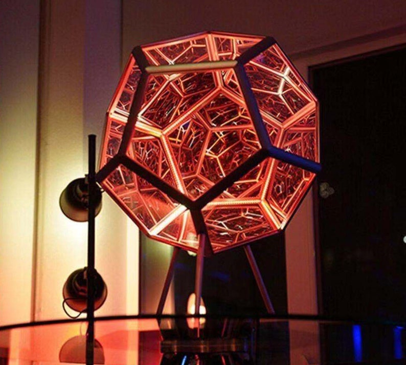 Tesseract Cube Light Infinty Dodecaedron Lights Infinity LED - Etsy