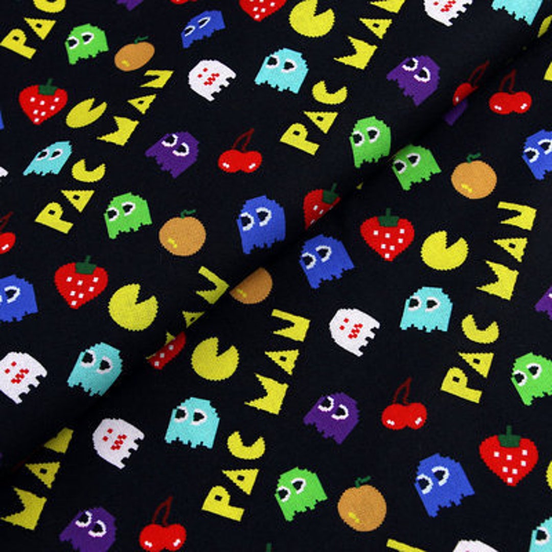Video Game Fabric Cartoon Cotton Fabric Fun Game Fabric 100% Cotton ...