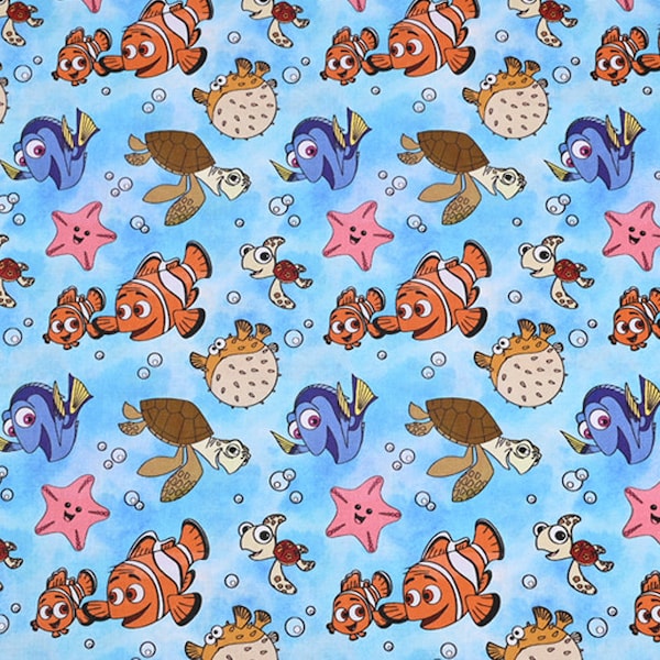 Finding Nemo Fabric - Etsy