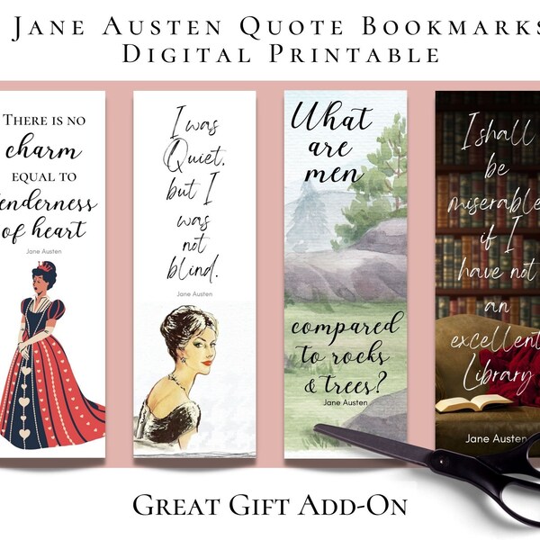Jane Austen Card - Etsy