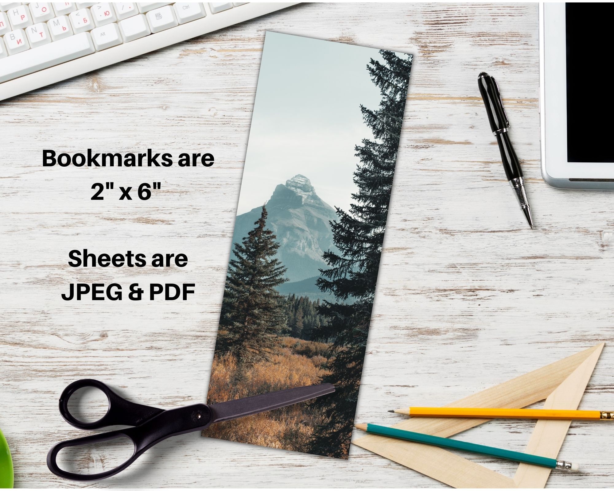 Bookmarks for Men Printable Bookmarks Digital Bookmarks BOOKMARK SET ...