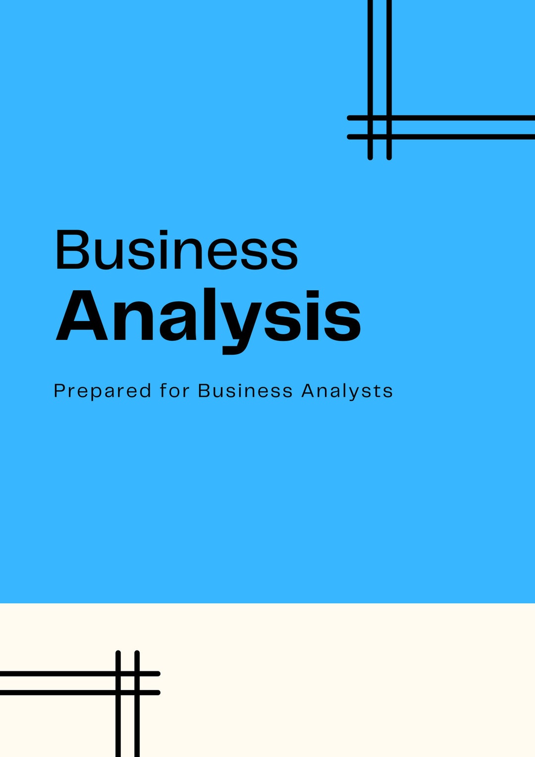 10 Business Analysis Templates – FJRL