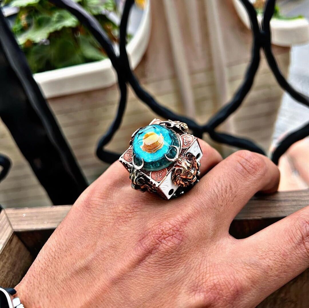 Collectible Dome of Rock Ring, Completely Handmade Unique Jeruselam ...