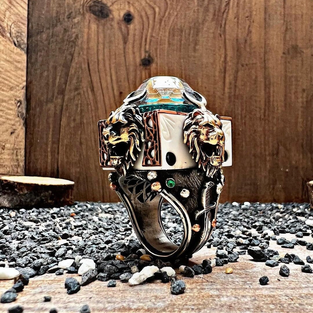 Collectible Dome of Rock Ring, Completely Handmade Unique Jeruselam ...