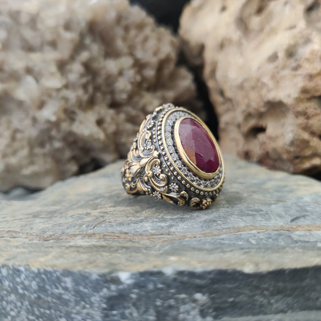Silver Irani Ruby Ring | atelier-yuwa.ciao.jp