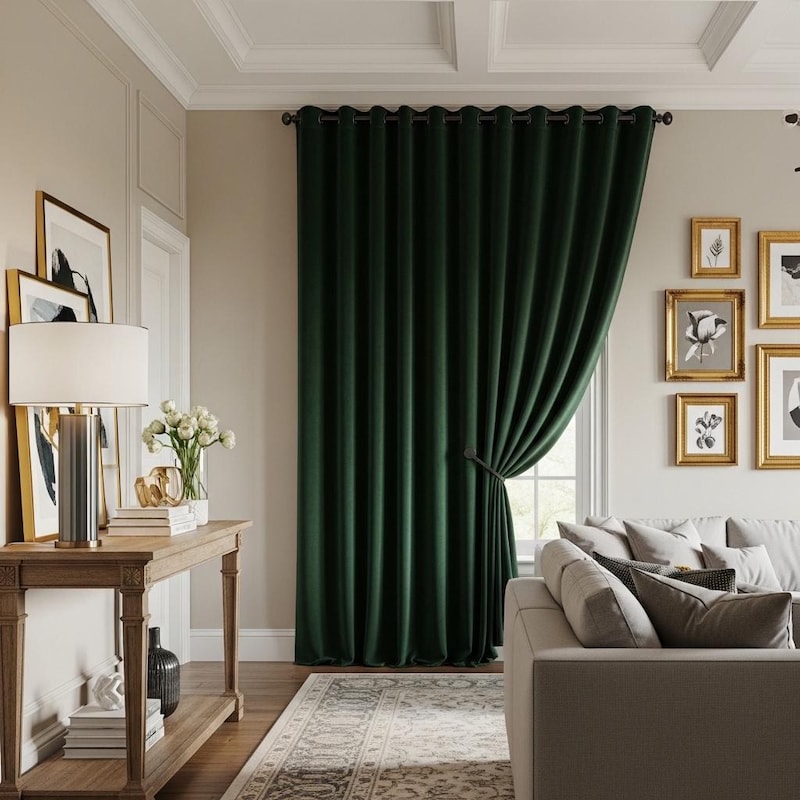 Heavyweight Curtains Red - Etsy