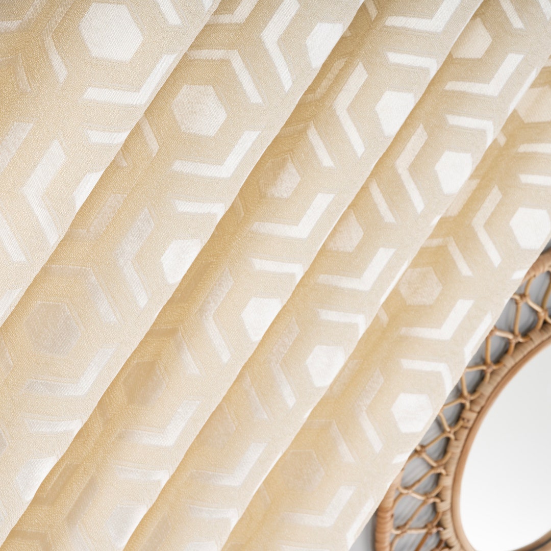 Luxury Embossed Jacquard Curtains, Custom Jacquard Livingroom Curtains ...