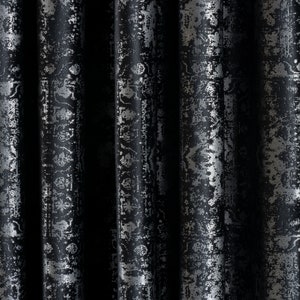 Velvet Curtain, Gilded Velvet Drapes , 24 Color Options, Silky Velvet ...