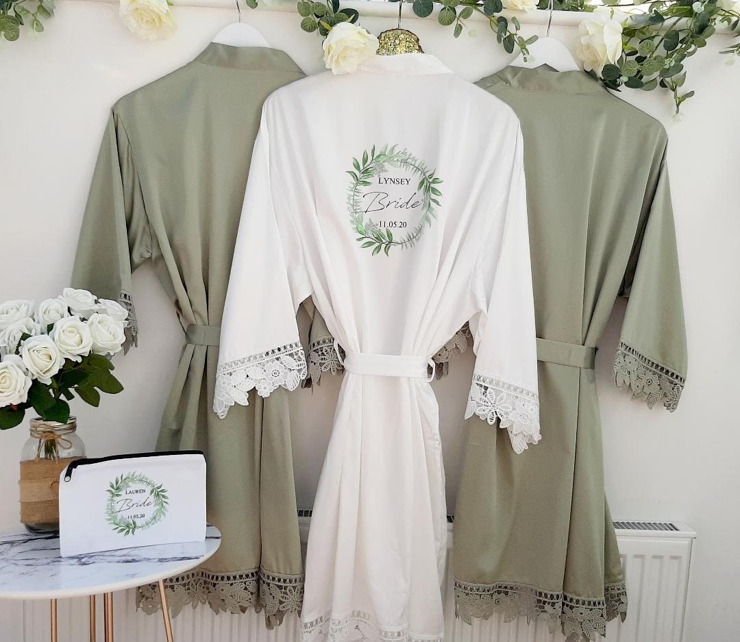 Personalised Bridal Robes, Wedding Robes, Bridesmaid Proposal, Bride ...