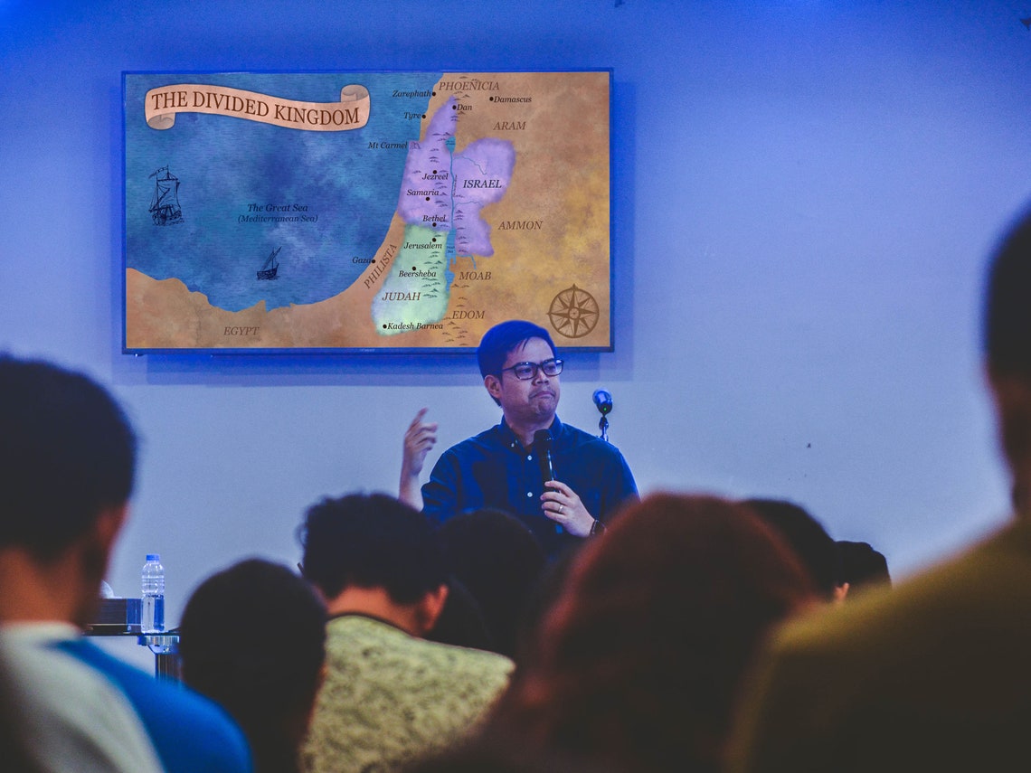 Biblical Map of Divided Kingdom: Israel & Judah (digital Download) - Etsy