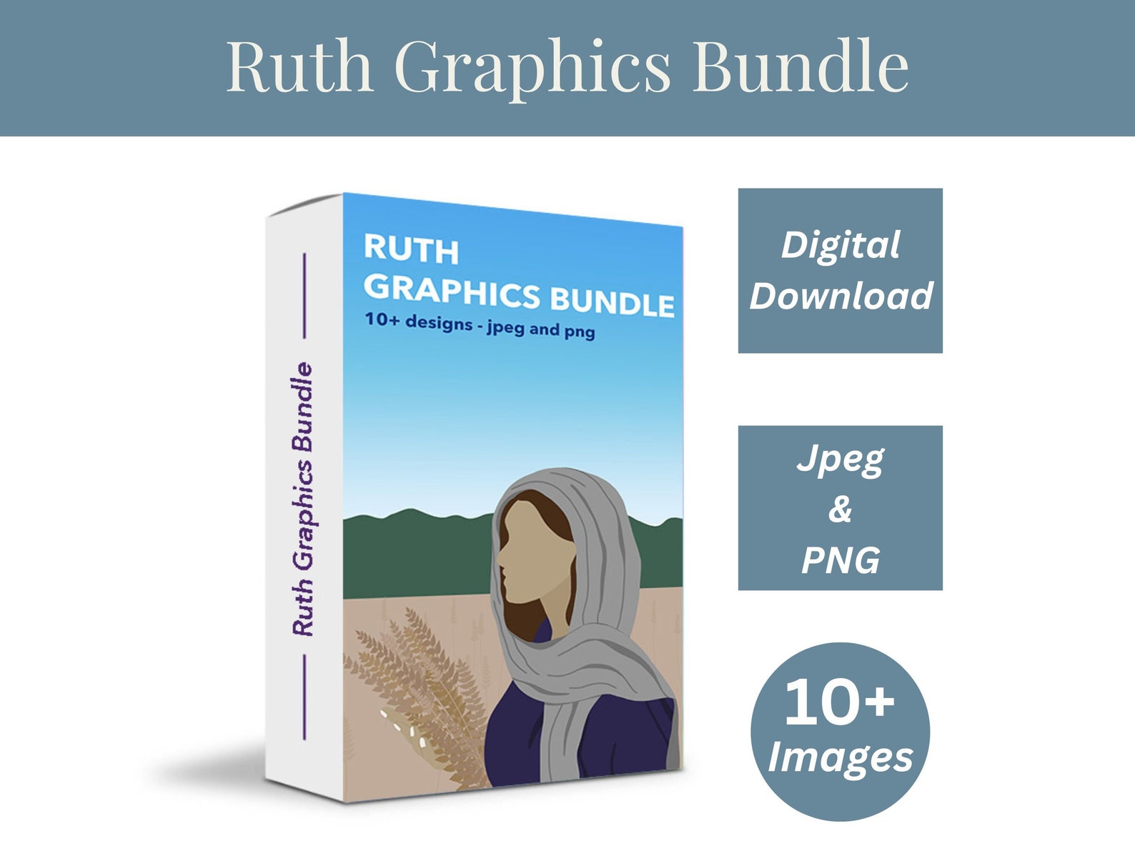 Ruth Graphics Bundle Ruth Clipart Bible Clipart Ruth Ruth - Etsy