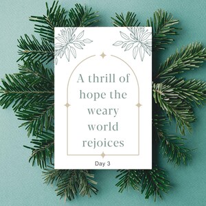 Advent Bible and Carols Printable Cards, Christmas Bible Verse Cards ...