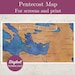 Nations of Pentecost Map, Map of Acts 2, Spread of Christianity ...