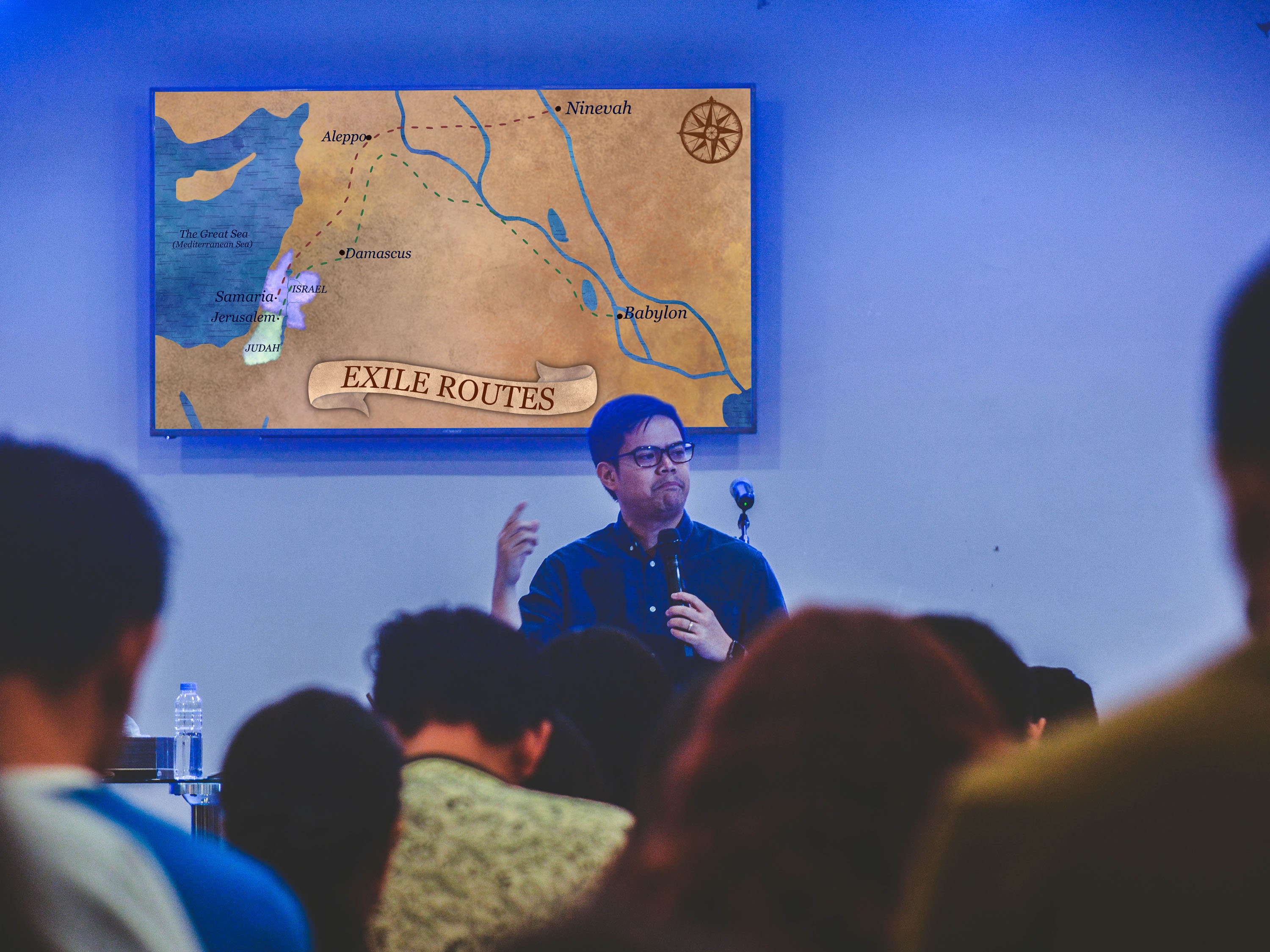 Biblical Exile Map, Exile Route Maps, Assyrian Exile, Babylonian Exile ...