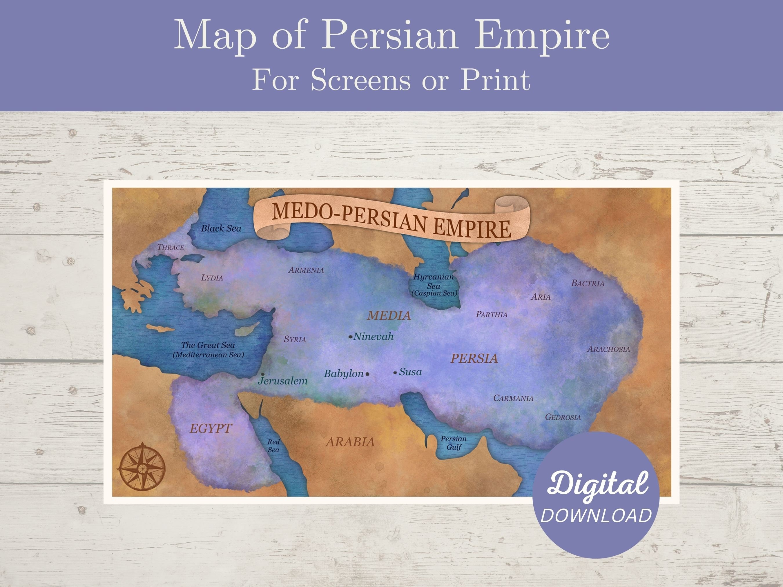 Maps Of Medo Persia Greece Rome And Babylon